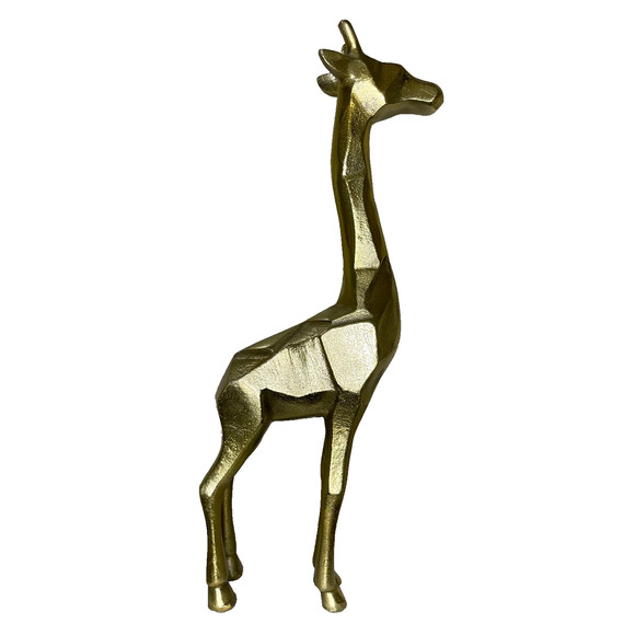 Unbranded | Accents | 5 Tall Metal Gold Giraffe Figurine Sculpture ...
